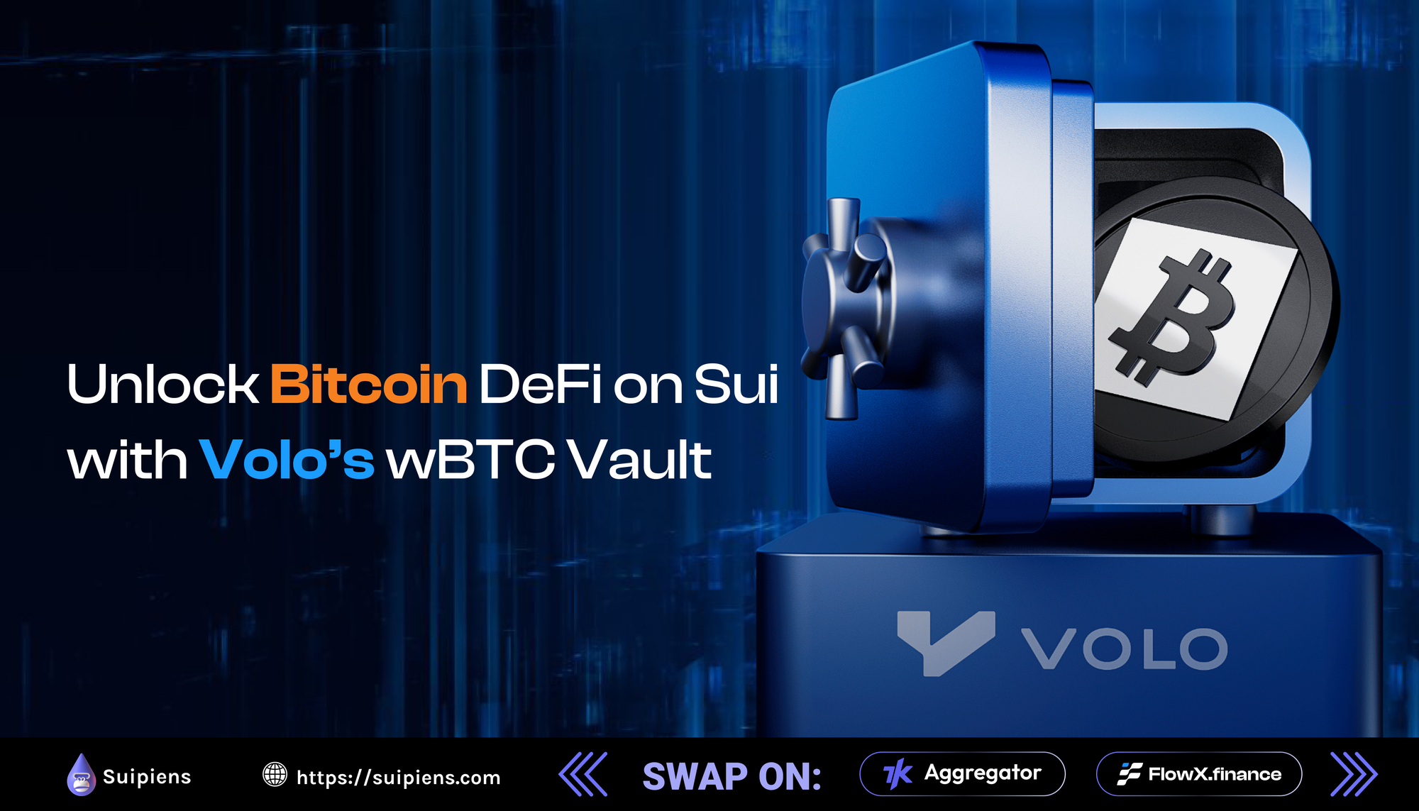 Unlock Bitcoin DeFi on Sui with Volo’s wBTC Vault